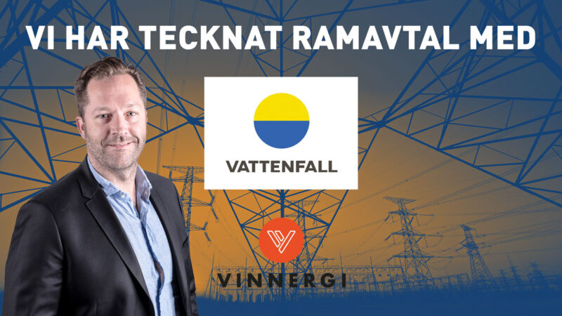 Vattenfall ser Vinnergis nya förmåga – Smartare infrastuktur